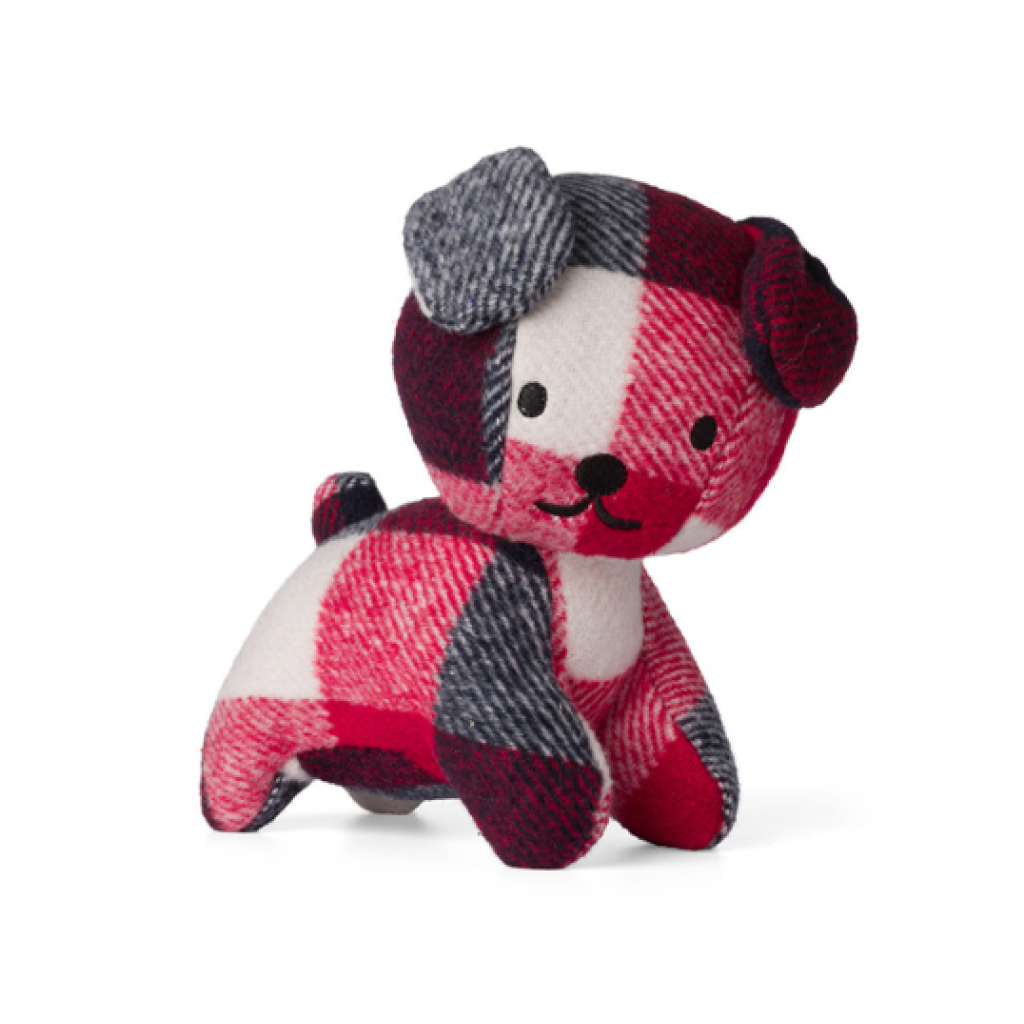 Miffy & Friends Snuffy the dog checked stuffed animals 30cm overstock ...
